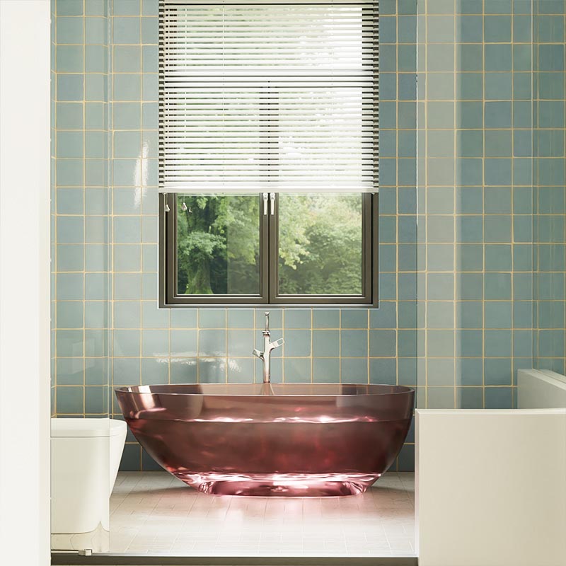 DB8802 Luxury Clear Resin Bathtub | Solid Build & Custom Colors ...